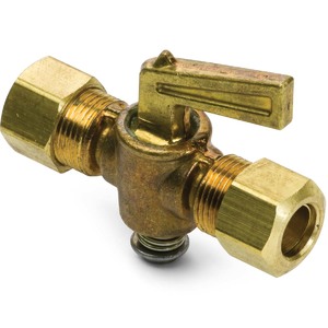 1/4" Compression Double Shut-Off Valve - Kimball Midwest