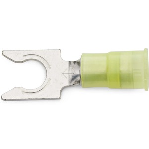 12 - 10 AWG Yellow Nylon Insulated Enduralon™ (1/4") Snap Spade ...