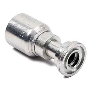 3/4 x 3/4 (38mm) Split Flange (Code 61) Straight Hose End - Kimball Midwest