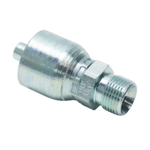 3/4" x 3/4" Male BSPP 60° Cone Rigid Hose End - Kim-Krimp Z Series ...